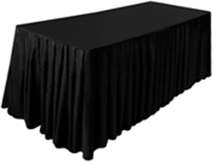 Fabric Table Skirts: Adding Elegance and Storage to Your Decor - Livinator